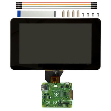 Raspberry Pi 7" Touchscreen Display (SC0880) | Dustinhome.se