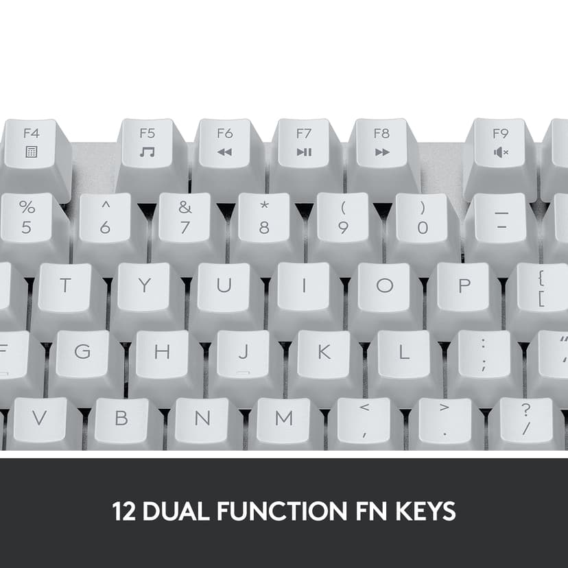 Logitech K835 Tkl Mechanical Keyboard Silver/White (920-010033)