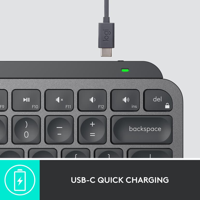 Logitech MX Keys Mini For Business Logi Bolt Trådløs Nordisk (920-010604)