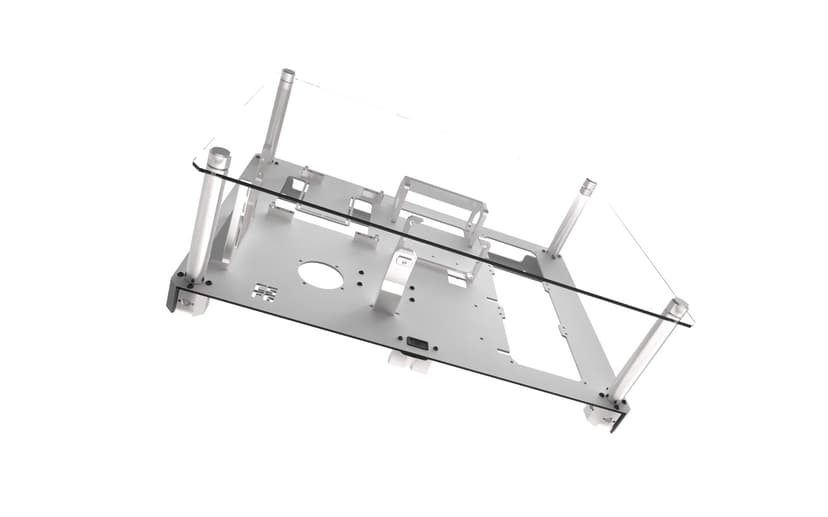 CSFG Frostbite M-ITX Wall mounted Chassis Mini-ITX Silver, Vit (CSFG ...