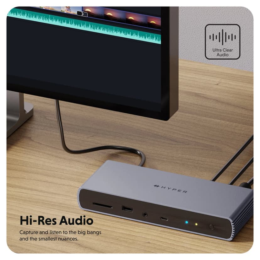 Hyper HyperDrive Thunderbolt 4 Docking Station (HDTB4D-EU)
