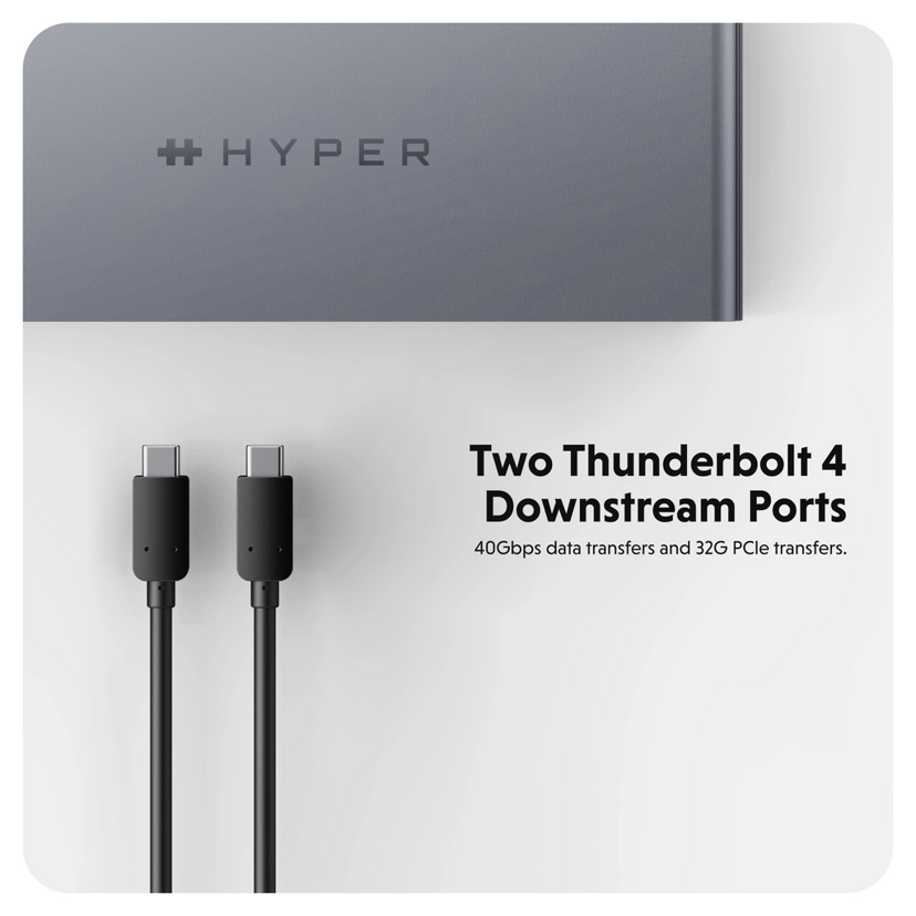 Hyper HyperDrive Thunderbolt 4 Docking Station (HDTB4D-EU)
