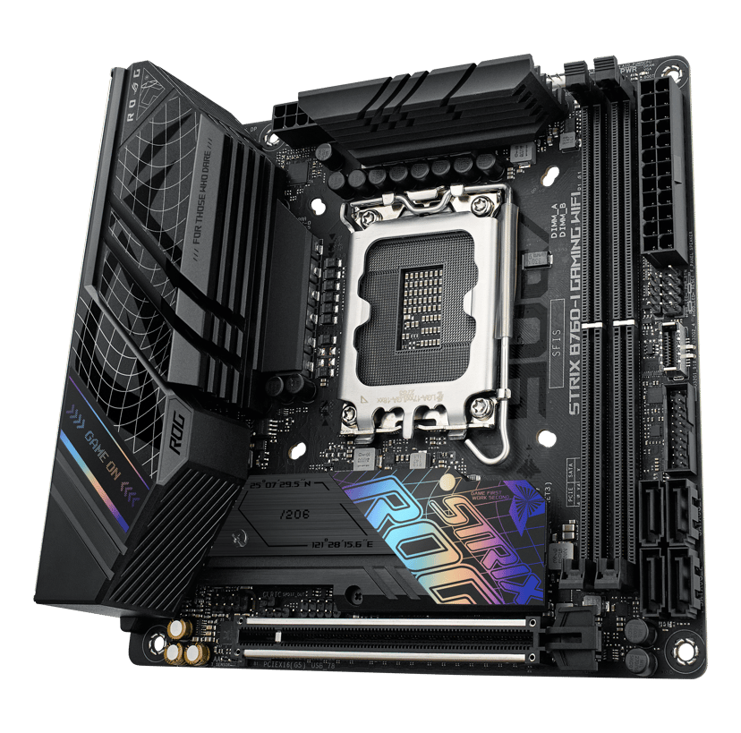 ASUS ROG STRIX B760-I GAMING WIFI Intel B760 LGA 1700 Mini-ITX LGA 1700 ...