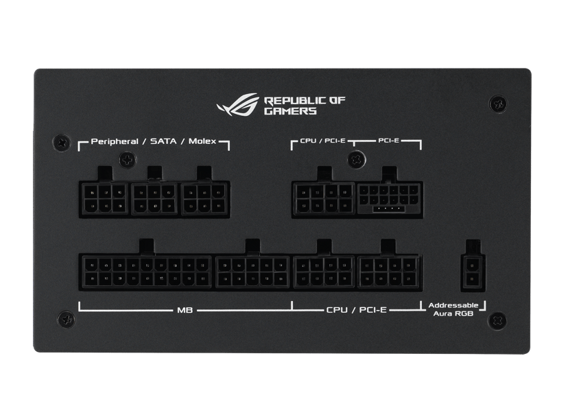 ASUS Rog Strix 850w Gold Aura Ed. 80+ Gold Modular Atx 3.0 850W ATX 80 ...