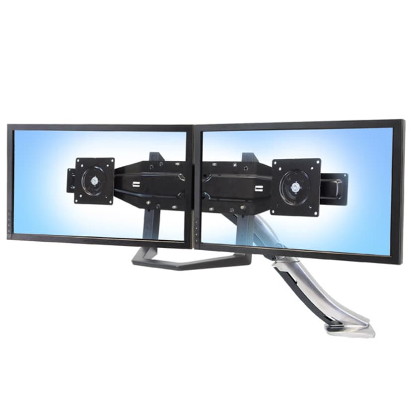 Ergotron Dual Monitor Arm With Pivot Black (97-718-009)