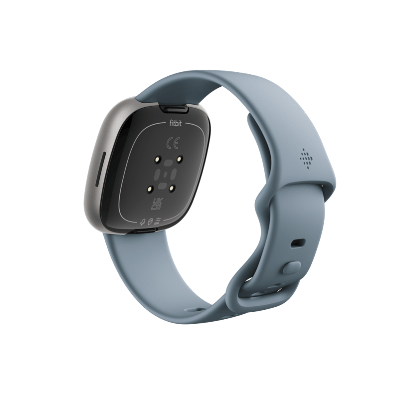 Fitbit Versa 4 Waterfall Blue/Platinum (FB523SRAG)