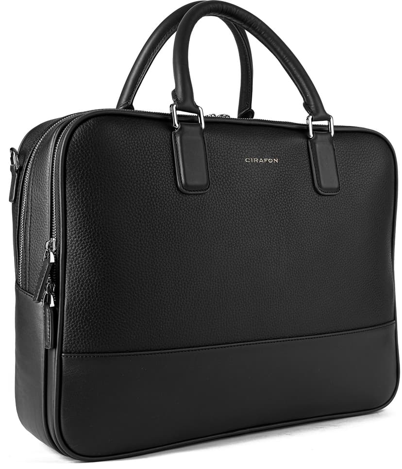Cirafon Barolo Grande Laptop Taske i Ægte Læder – Passer Laptops op til ...