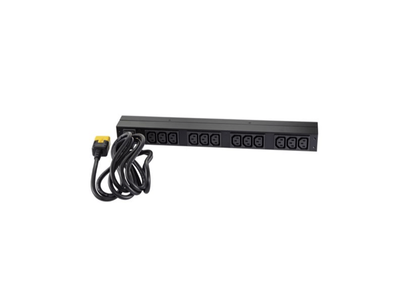 APC Basic Rack PDU grenuttag 12 AC-utgångar 0U/1U Svart (AP9565)