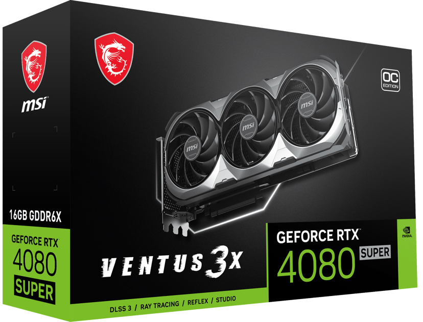 MSI RTX 4080 Super Ventus 3X OC 16GB (4711377170734) MSI RTX 4080 Super Ventus 3X OC 16GB (4711377170734)
