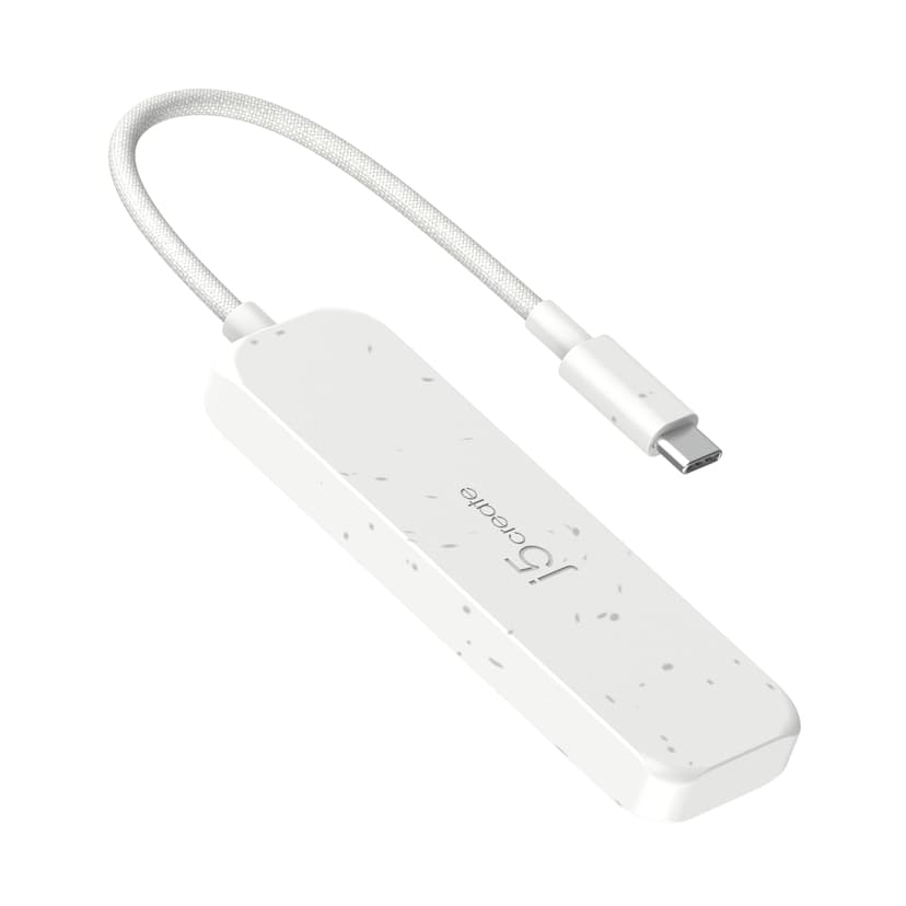 J5 Create Eco-Friendly USB-C to 4-Port Type-A Gen 2 Hub USB 3.2 Gen 1 ...