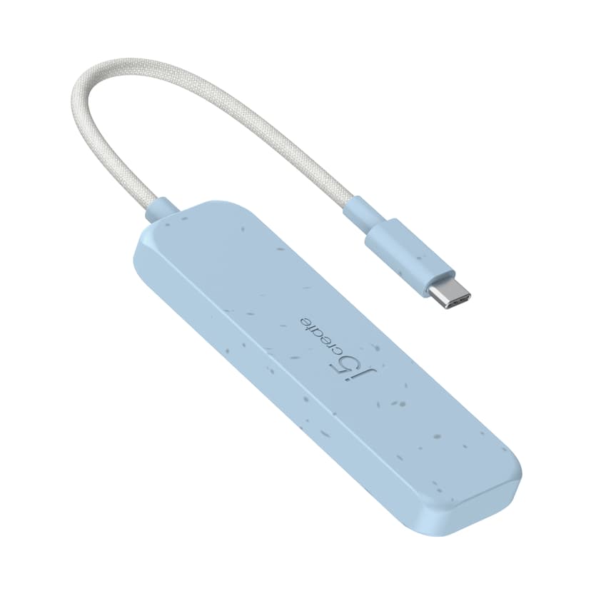 J5 Create Eco-Friendly USB-C to 4-Port Type-A Gen 2 Hub USB 3.2 Gen 1 ...