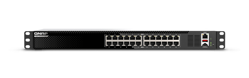QNAP QSW-M3224-24T 24-Port 10 Gigabit Switch (QSW-M3224-24T)