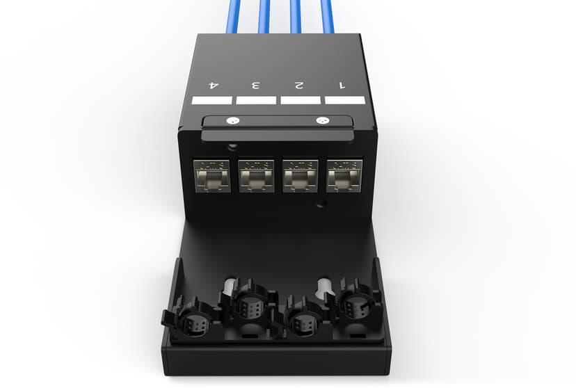 Digitus DN-93708-4 Consolidation Point Box 4-Port Keystone (DN-93708-4)