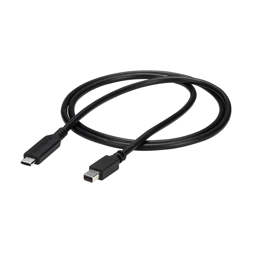 Startech USB-C to Mini DisplayPort Cable 1m USB C Mini DisplayPort Sort ...