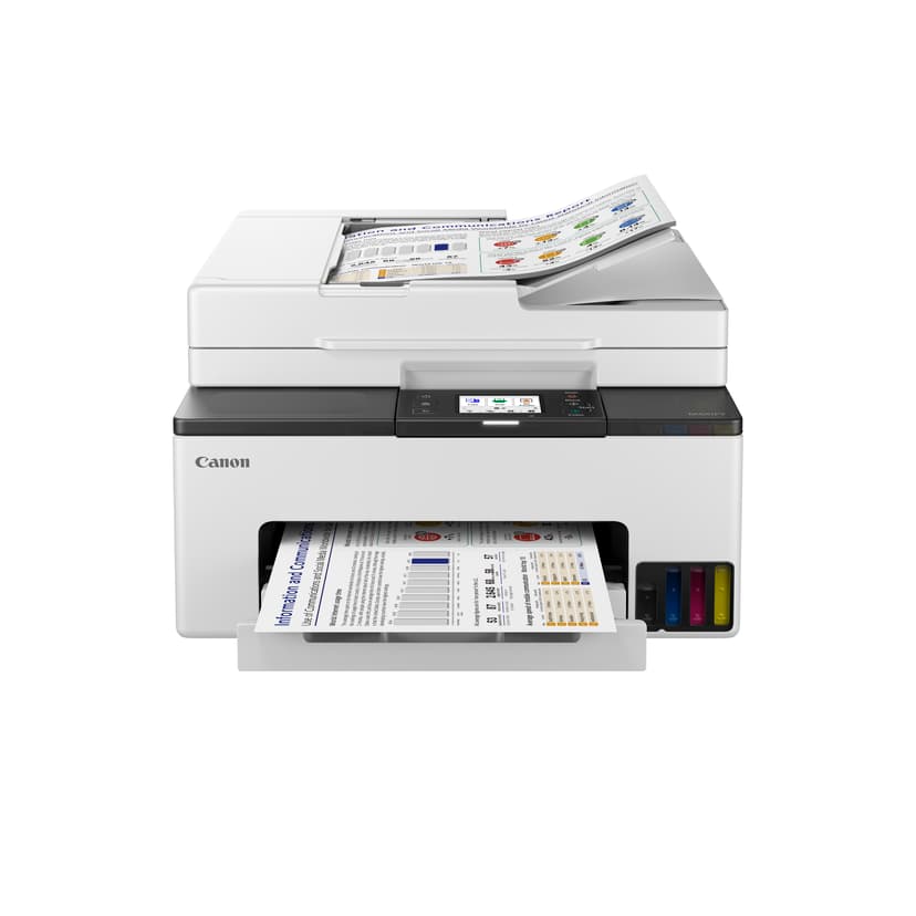 Canon Maxify Mega Tank GX2050 EB2 A4 MFP + 2 Ekstra Sorte Blækpatroner ...