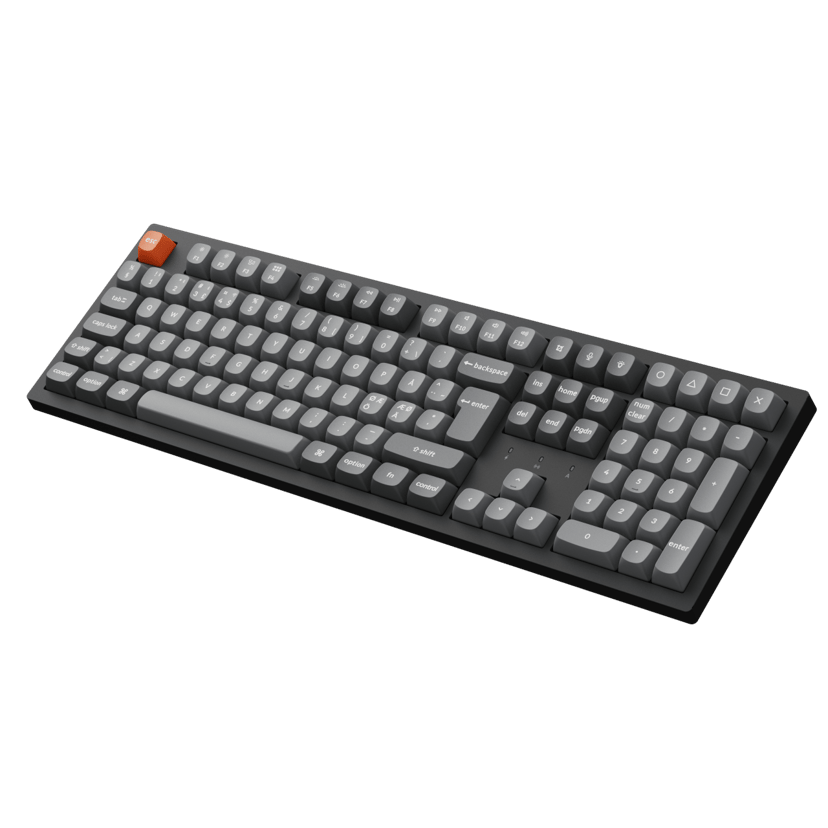 Keychron K10 Max 100% WL Tri-Mode HS Ledning & Trådløs Keychron Super ...