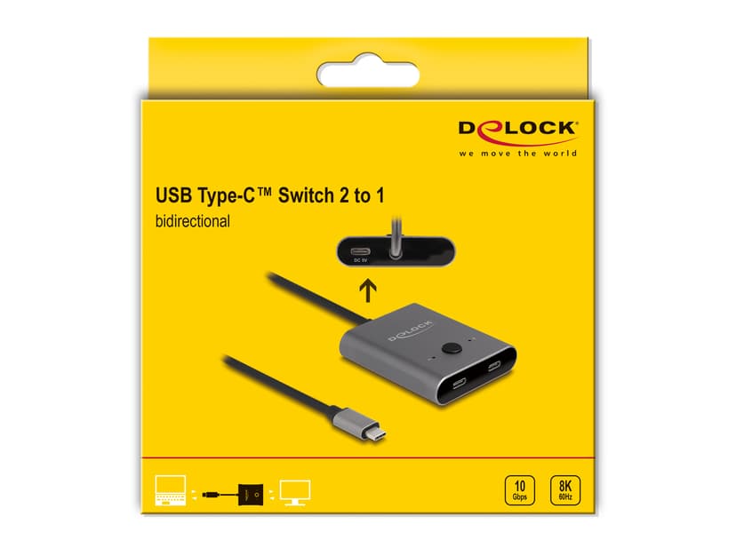 Delock USB-C Switch Bidirectional (11500)