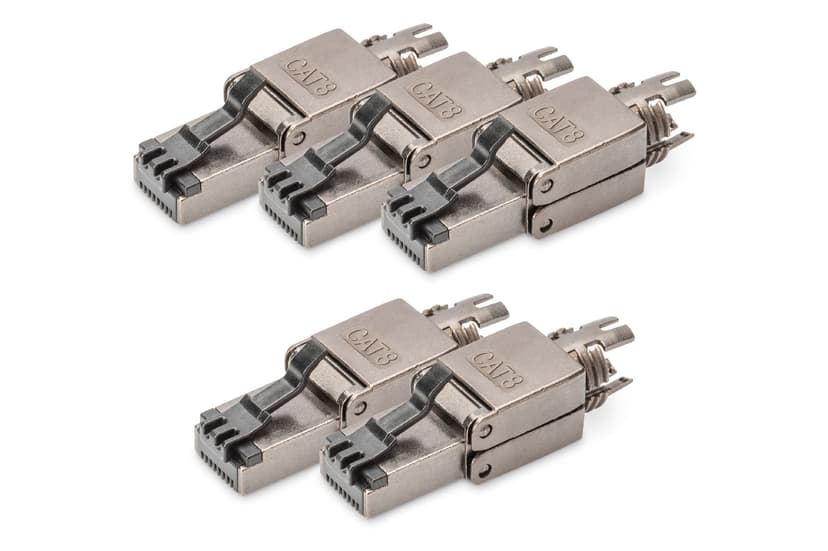 Digitus DN-93837-5 RJ45 CAT 8.1 Termination Plug STP 5-Pack (DN-93837-5)