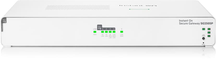 HPE Aruba Instant On SG2505P Secure Gateway + 2 AP22 Indoor 2x2 WiFi 6 AP Starterpack (5020053456)