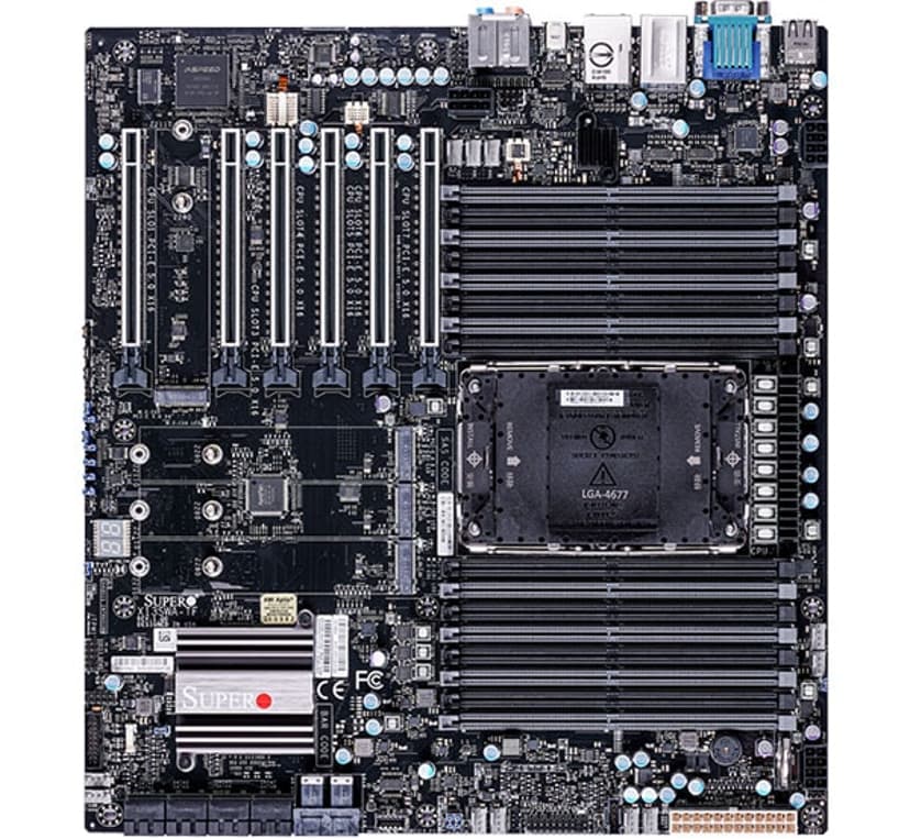 Supermicro MBD-X13SWA-TF Intel W790 LGA 4677 (Socket E) Utökad ATX LGA ...