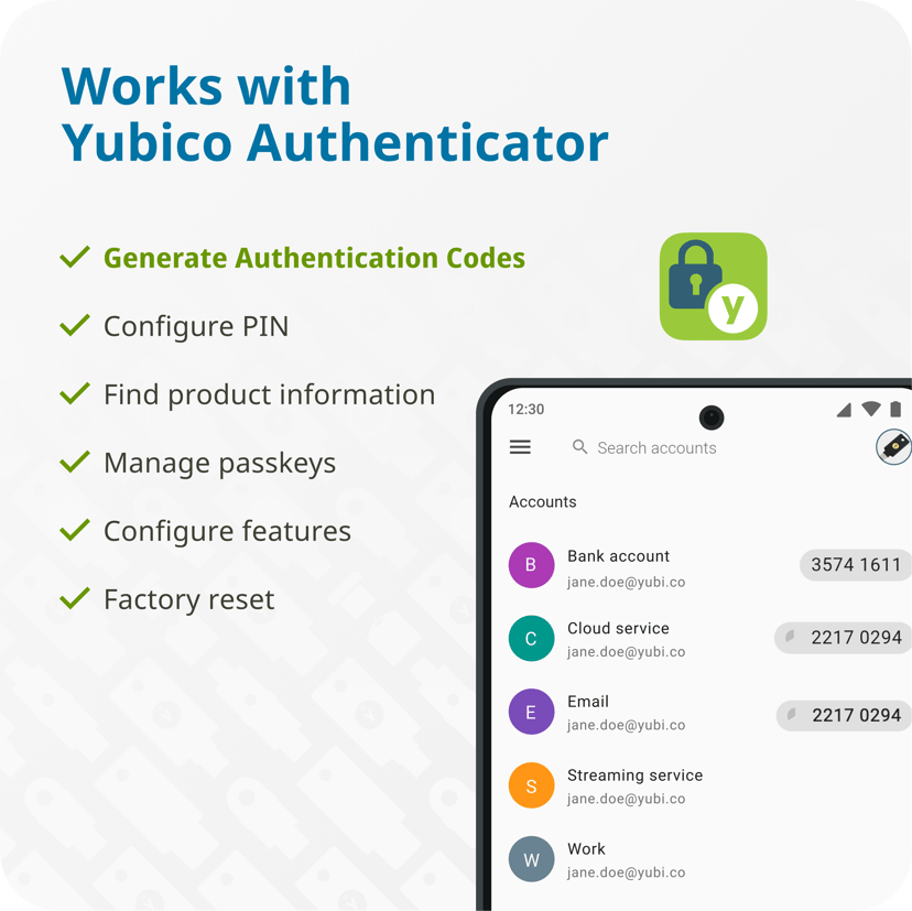 Yubico Yubikey 5C NFC (USB-C) (5060408462331)