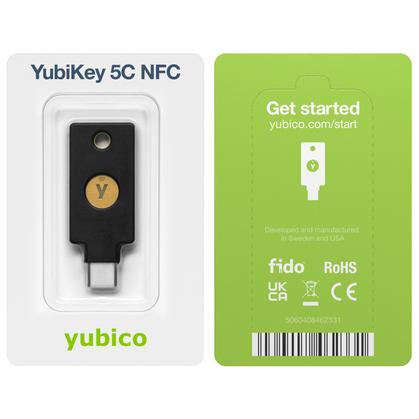 Yubico Yubikey 5C NFC (USB-C) (5060408462331)