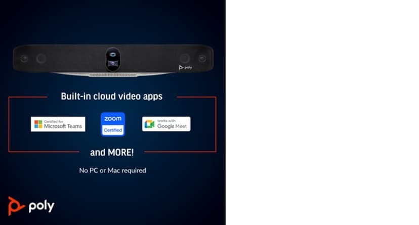 HP Poly Studio X70 Dual Cam Video Conference System with TC8 Touch ...