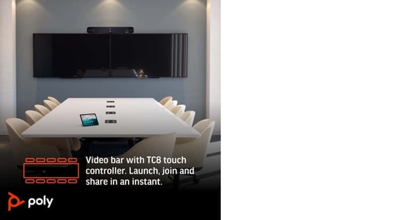 HP Poly Studio X70 Dual Cam Video Conference System with TC8 Touch ...