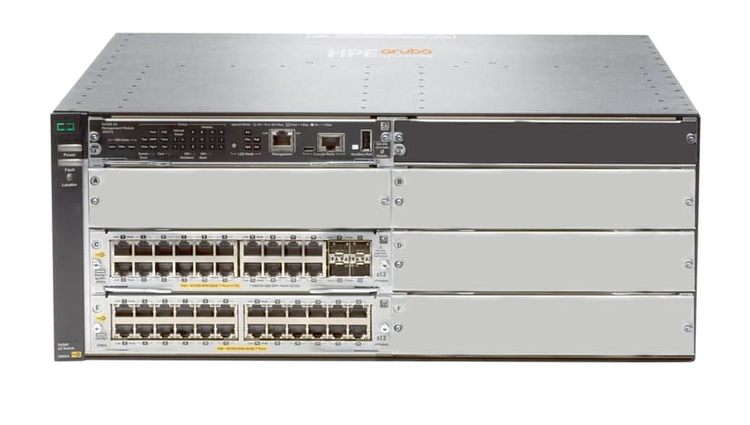 HPE 5406R 44GT PoE+ / 4SFP+ (No PSU) v3 zl2 Switch (JL003A)
