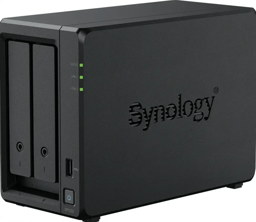 Synology DP320 NAS/storage server Desktop R1600 8 GB Black (DP320)