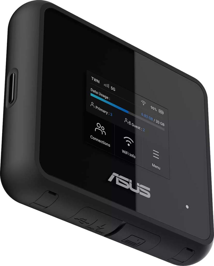 ASUS 5G And WiFi 7 Mobile Hotspot & Travel Router (90IG09K0-MU2R00)