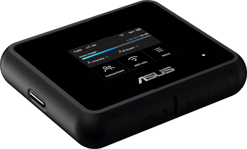 ASUS 5G And WiFi 7 Mobile Hotspot & Travel Router (90IG09K0-MU2R00)