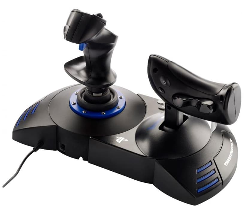 Thrustmaster T.Flight Hotas 4 Sort, Blå USB Joystick/Styrepinne ...