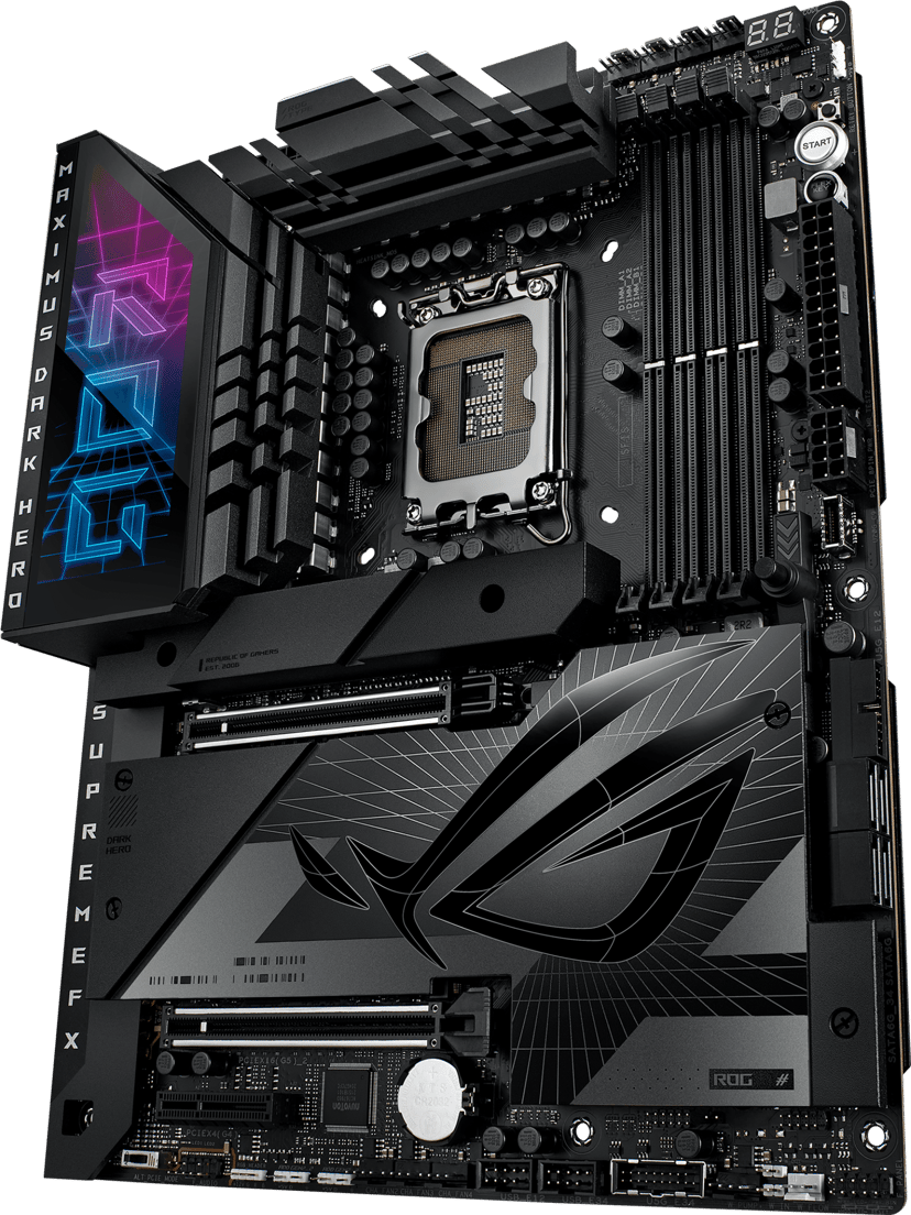 ASUS ROG Maximus Z790 Dark Hero DDR5 - (Fyndvara klass 2) LGA 1700 ATX ...