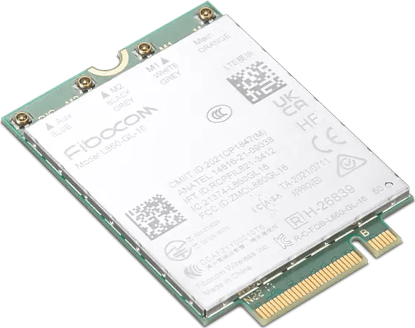 Lenovo ThinkPad Fibocom FM350-GL 5G Sub-6 GHz M.2 WWAN Module for X1 ...