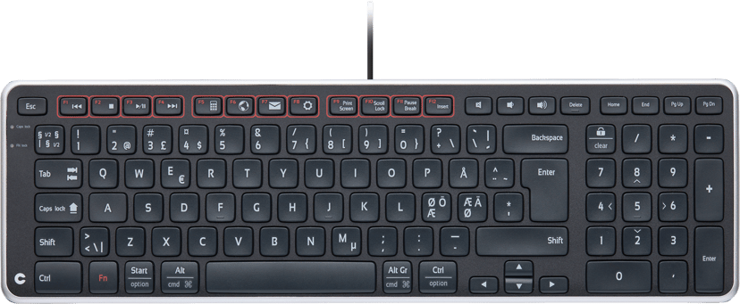 Contour Design Balance Keyboard Kablet Nordisk (BALANCE-PN-WIRED)