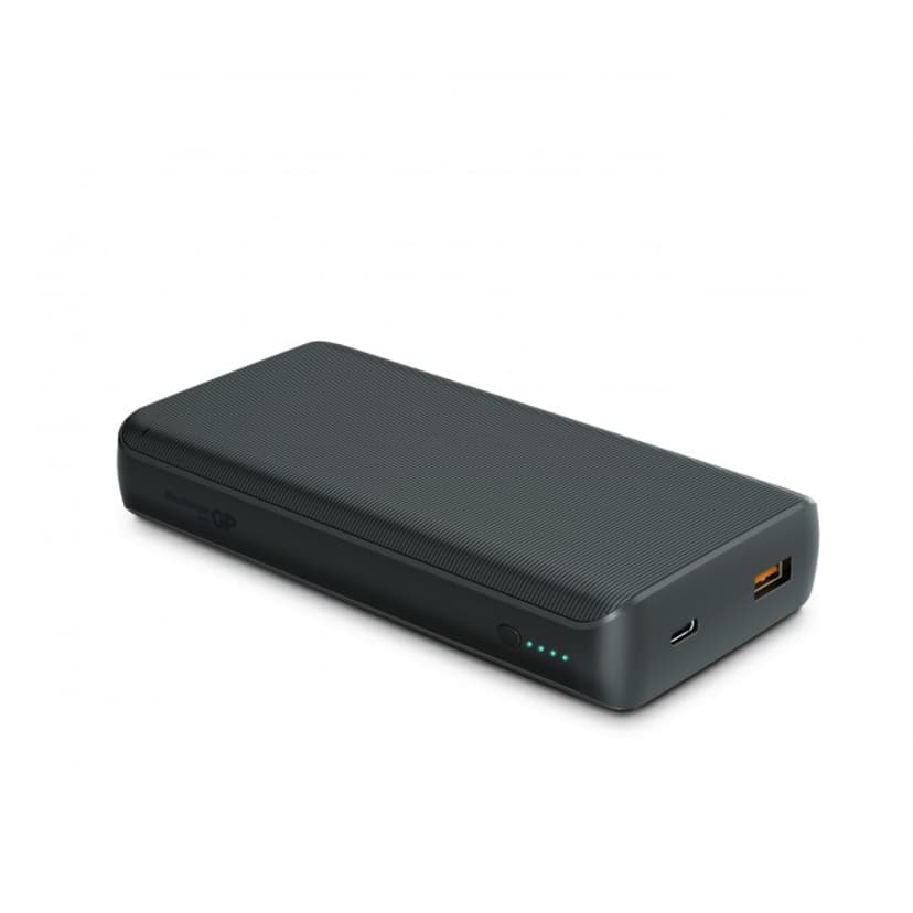 GP Powerbank T20B 20000mAh USB-C PD Charging 65W Gray 20000mAh Grå (405184)