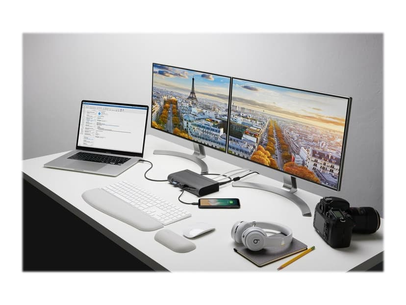 Kensington SD5600T Thunderbolt 3 and USB-C Dual 4K Hybrid Docking ...