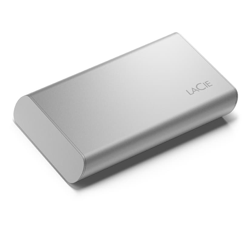 LaCie Portable SSD 1TB USB Type-C Sølv (STKS1000400)