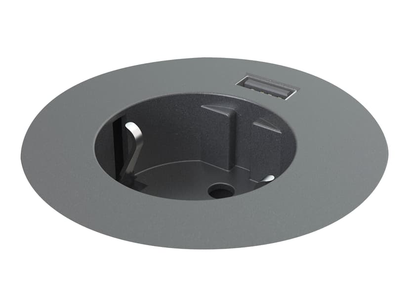 Forming Function Powerdot Midi - 1 El/1 USB Laddning - Svart (935-PM61)