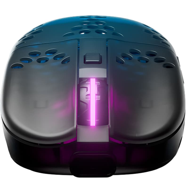 Xtrfy MZ1 Wireless RGB Rail Gaming Mouse Black Transparent # demo (MZ1W ...
