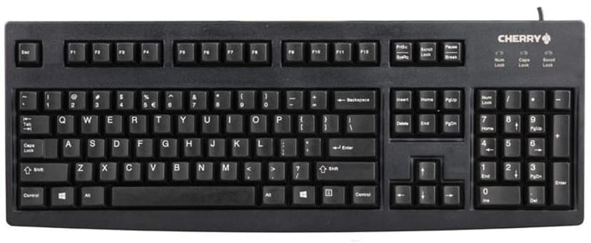Cherry G83 6104 - tastatur - Engelsk Ledningsført US engelsk (G83 ...