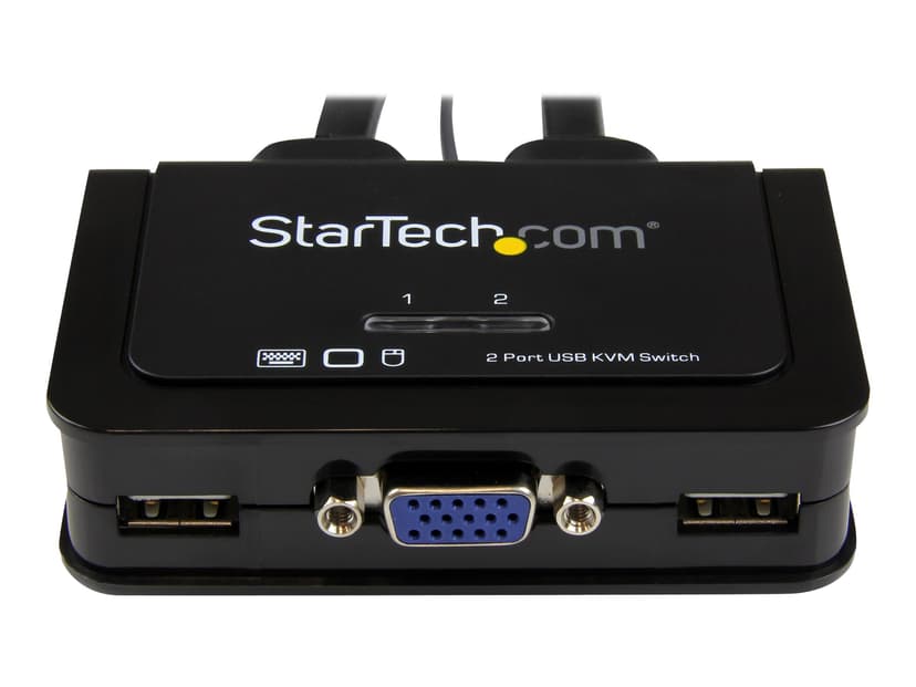 Startech 2 Port USB VGA Cable KVM Switch (SV211USB) | Dustinhome.no
