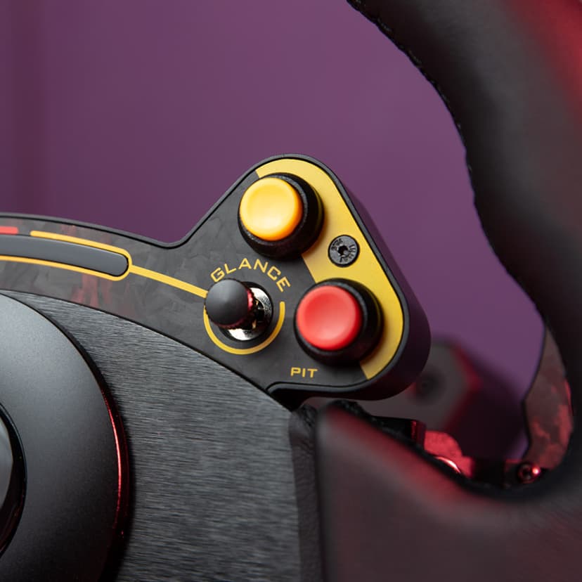 Moza Racing RS Steering Wheel - D-Shape Leather Version (RS023)