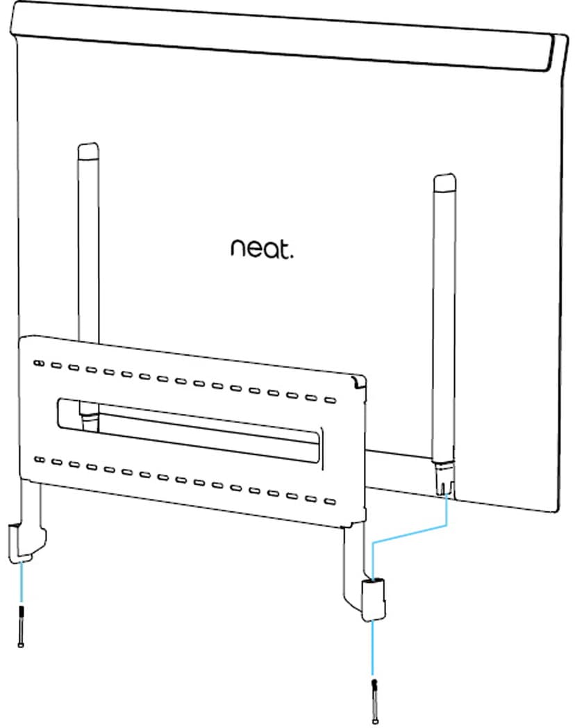 Neat NEATBOARD50-WALLMOUNT interaktiivisen valkotaulun lisätarvike ...