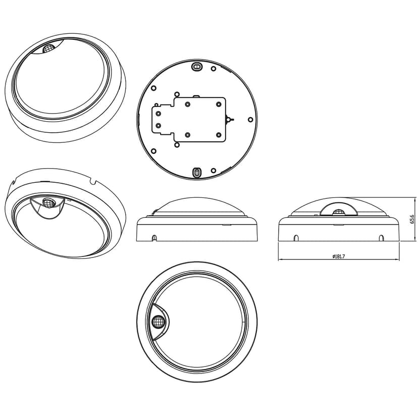 Philips ProjectLine Wall Lamp 15W 1400 Lumen Sensor (911401861584)