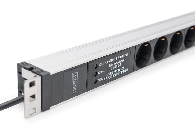 Digitus Socket Strip With Aluminium Profile 6xCEE 7/3 16A 2m Cable CEE ...