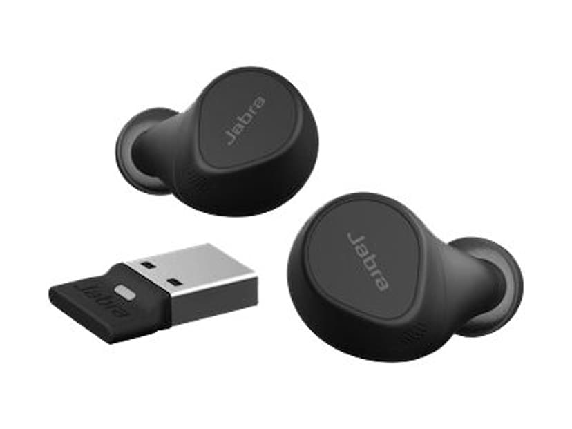 Jabra Evolve2 Buds - Med trådlös laddningsplatta - (Fyndvara klass 2 ...