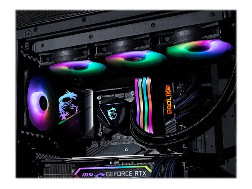 MSI Mag Coreliquid 360r V2 Væskekølingssæt Sort (MAG CORELIQUID 360R V2)