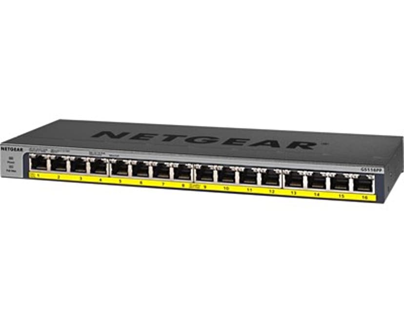 Netgear GS116PP PoE Switch 183W (GS116PP-100EUS)